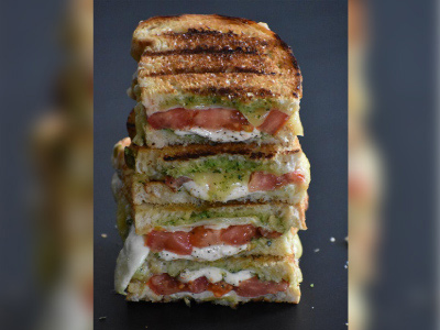 Grilled Caprese and Pesto Panini Recipe | Blue Rhino