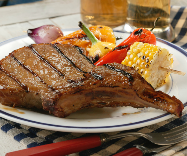 Beer Grilled Chops Recipe | Blue Rhino