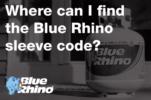 Where can I find the Blue Rhino sleeve code? | Blue Rhino