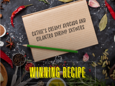 Creamy Avocado and Cilantro Shrimp Skewers | Blue Rhino